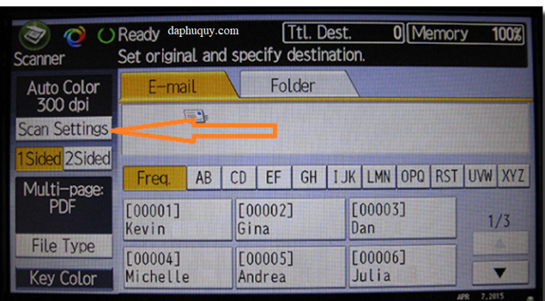 Hướng dẫn cài scan to folder cho máy photocopy ricoh | Đa Phú Quý