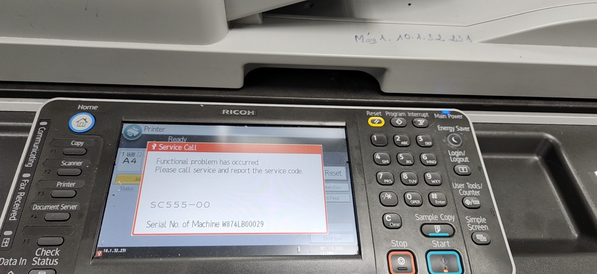 Cách khắc phục lỗi SC 555 trên máy photocopy Ricoh | Đa Phú Quý